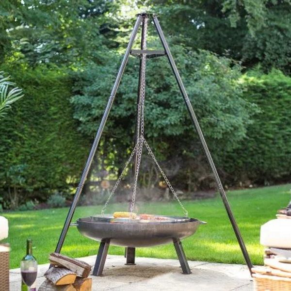 Pittsburgh Large Firepit with Tripod