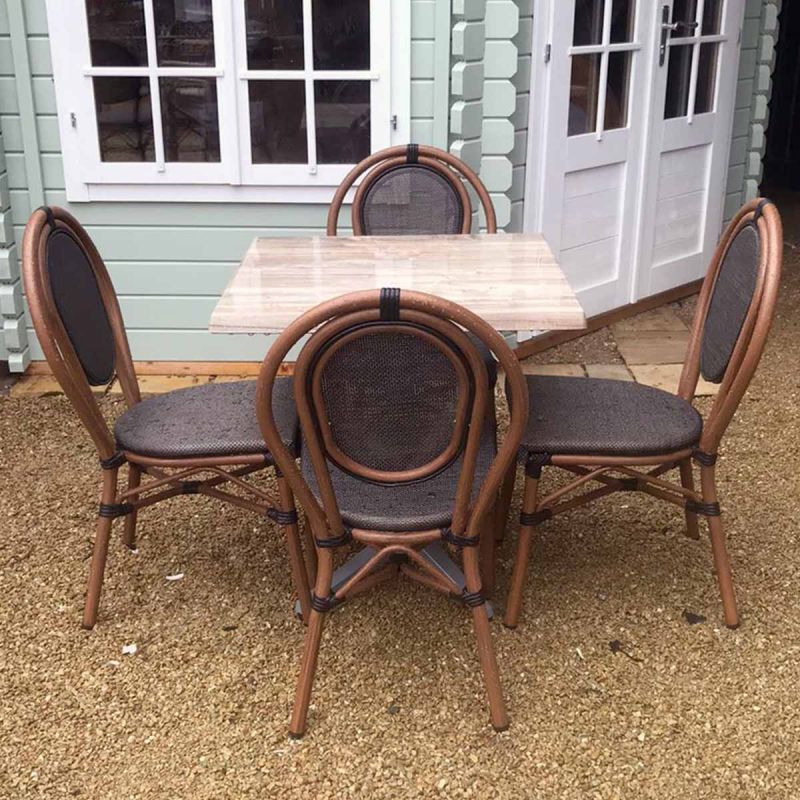 Kentucky Table with Lyon 4 Dining Chair